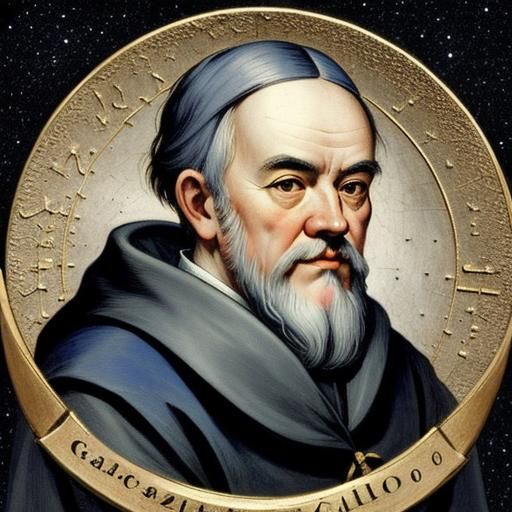 Galileo Galilei. Physicist and astronomer - AI Generated Artwork ...