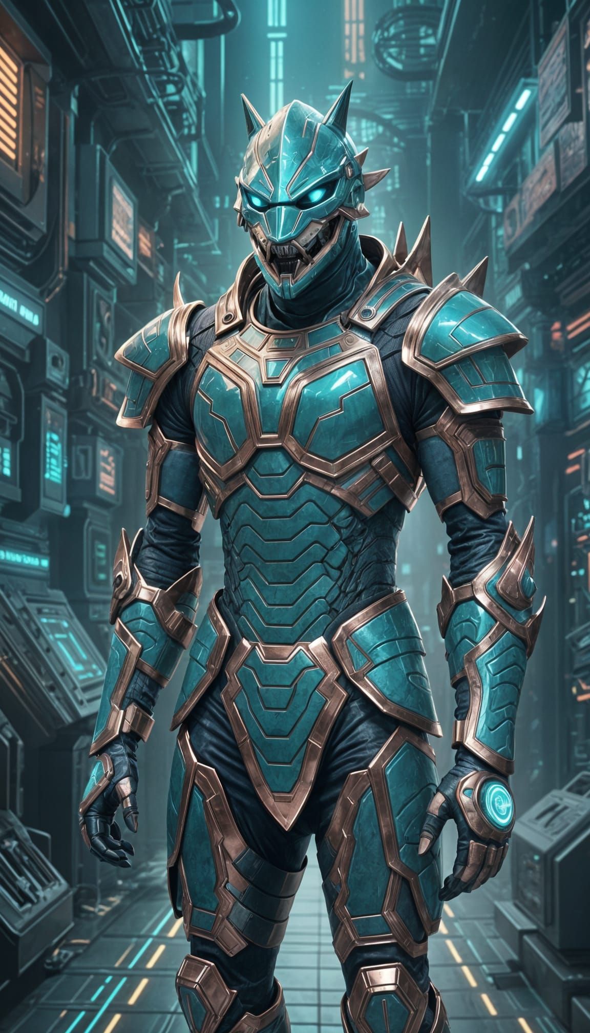 Turquoise Piranha, Zone Slayer, Male