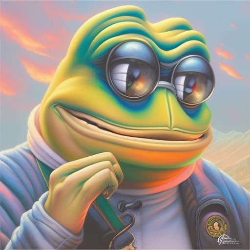 Beautiful Pepe - AI Generated Artwork - NightCafe Creator