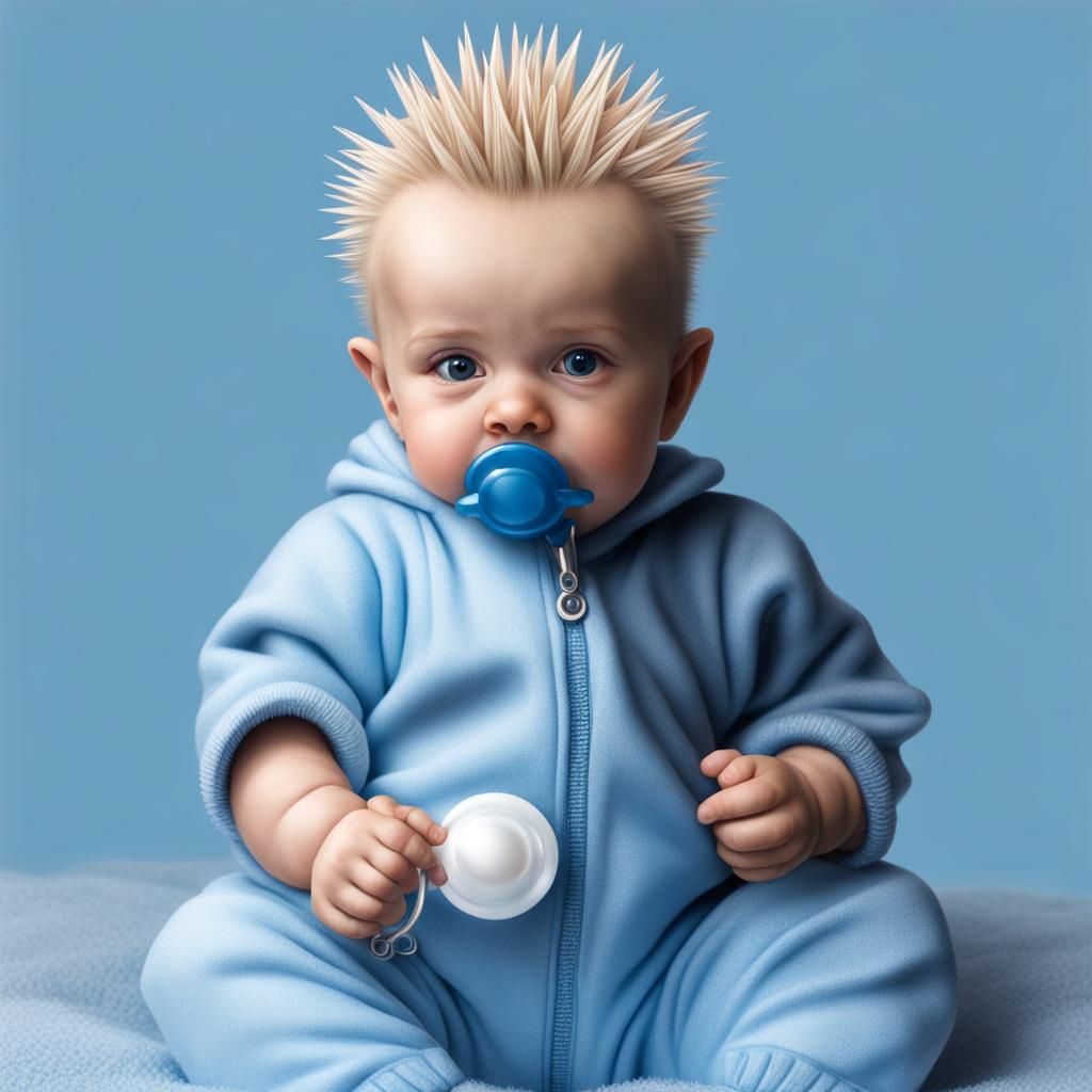 Realistic Maggie Simpson - AI Generated Artwork - NightCafe Creator