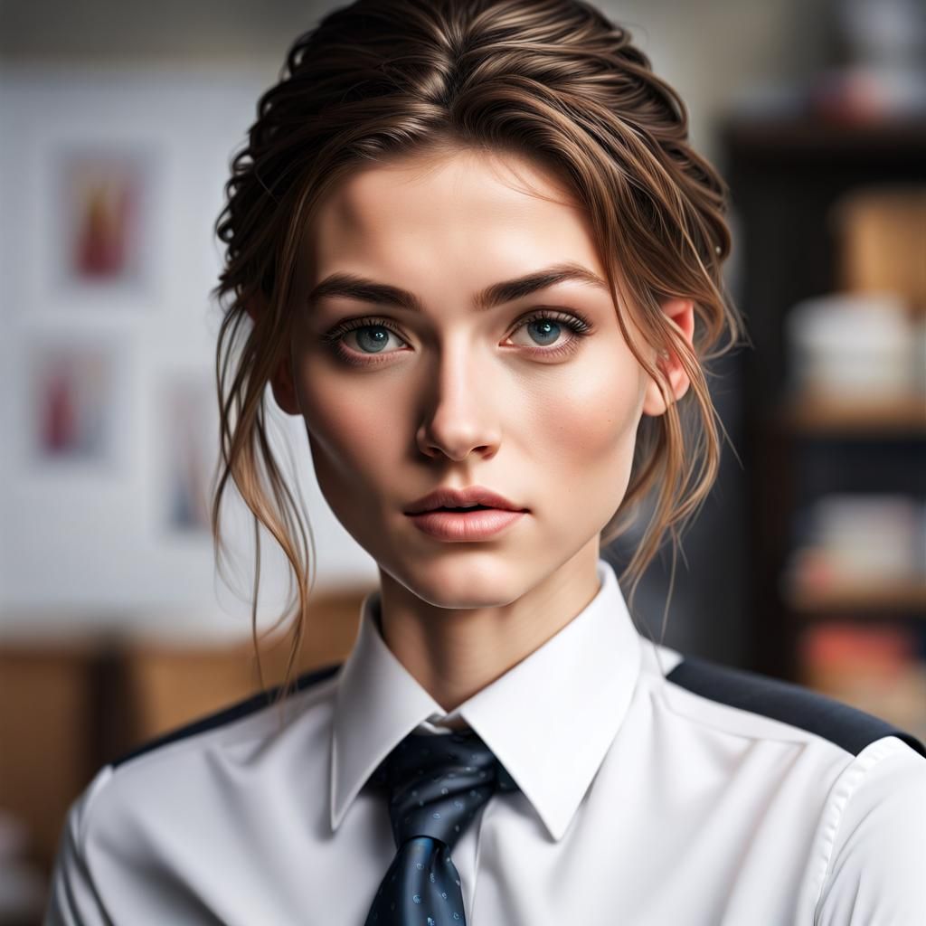 tie uniform - AI Generated Artwork - NightCafe Creator