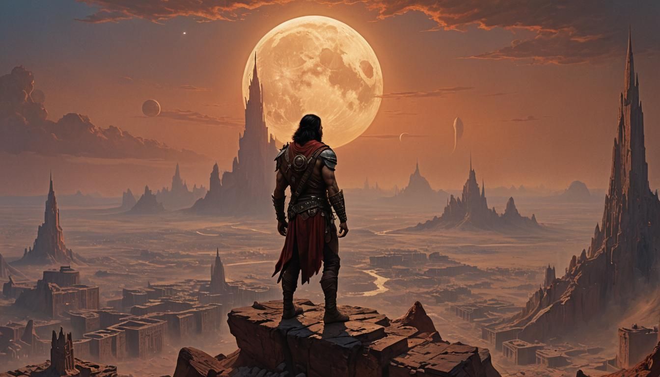 Barsoom: John Carter of Mars - AI Generated Artwork - NightCafe Creator