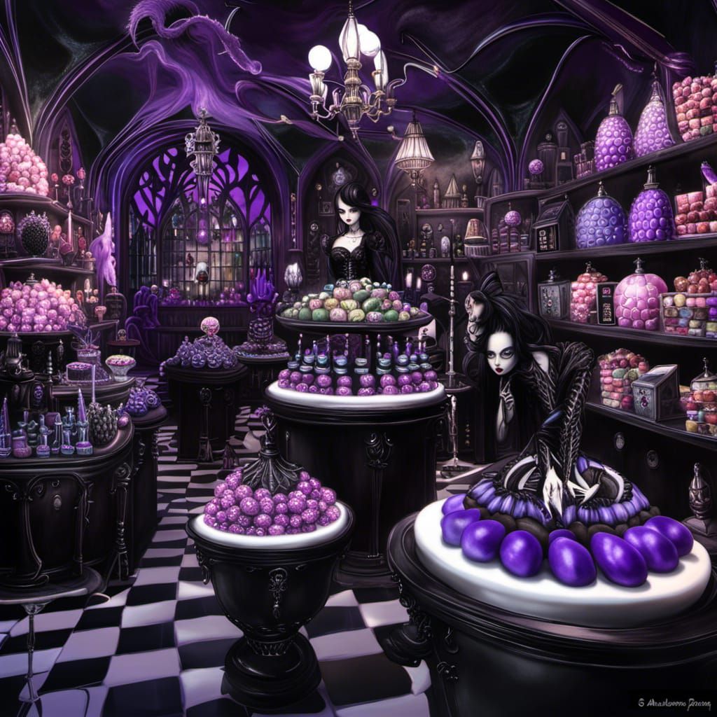 Gothic candy shop