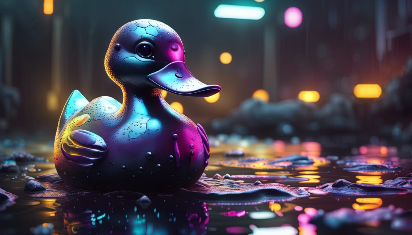 Rubber Duckie - AI Generated Artwork - NightCafe Creator