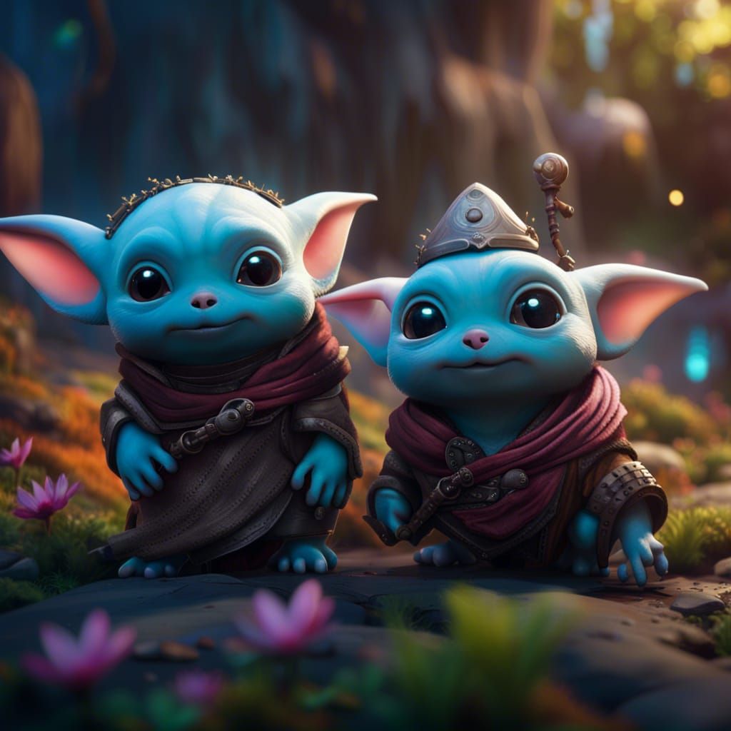 The cutest grogu - AI Generated Artwork - NightCafe Creator