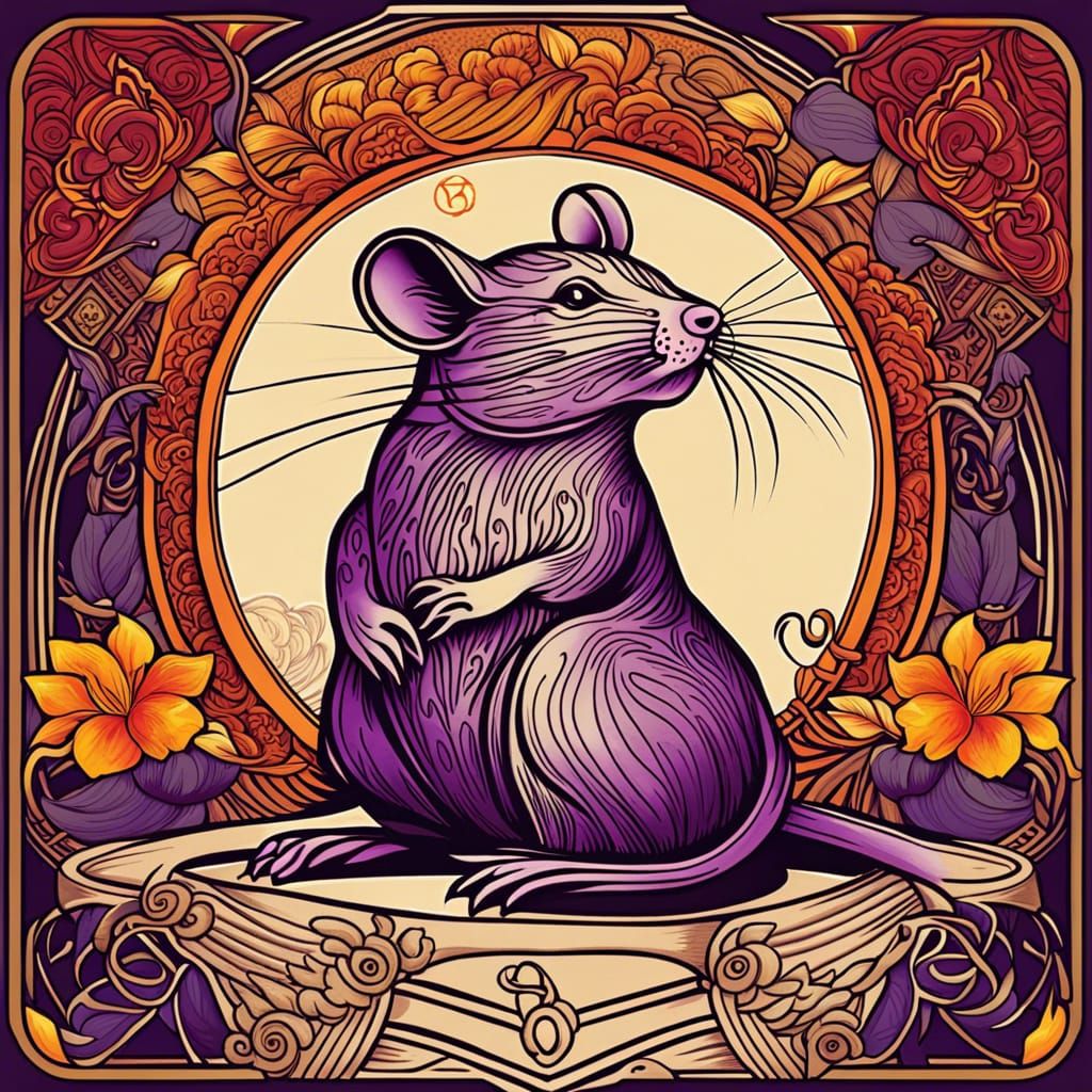 Year of the rat - AI Generated Artwork - NightCafe Creator