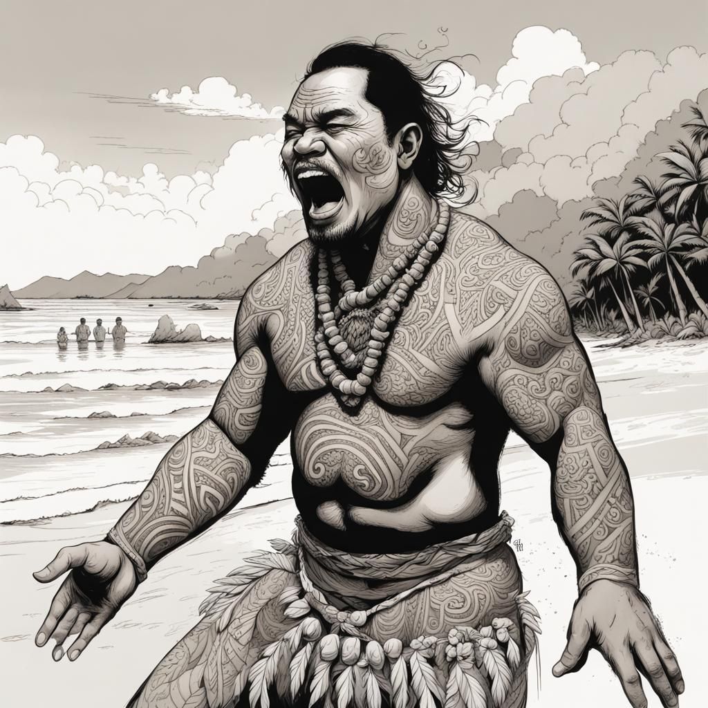 Maori Draw Test 1 - AI Generated Artwork - NightCafe Creator