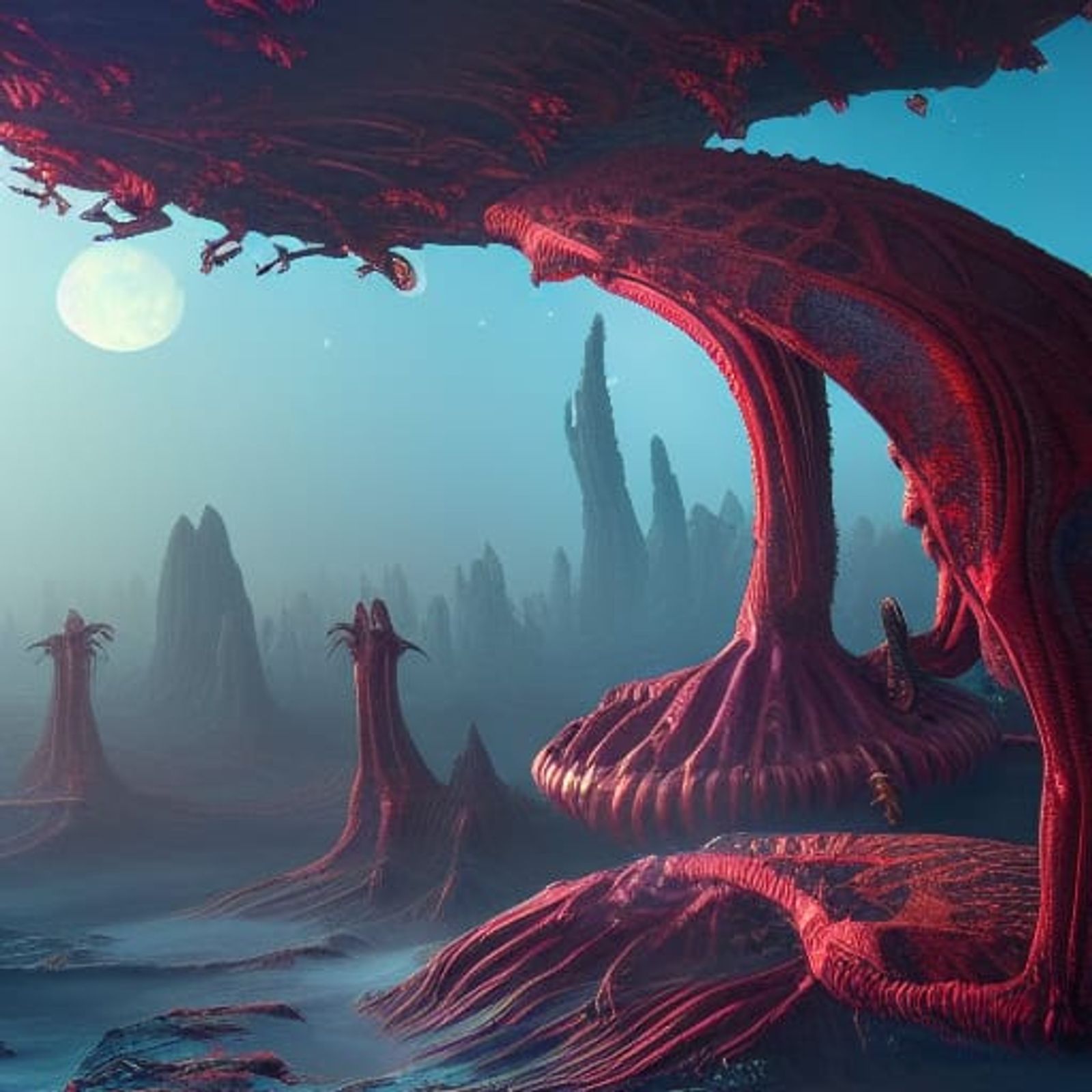 First human contact with alien life - AI Generated Artwork - NightCafe ...