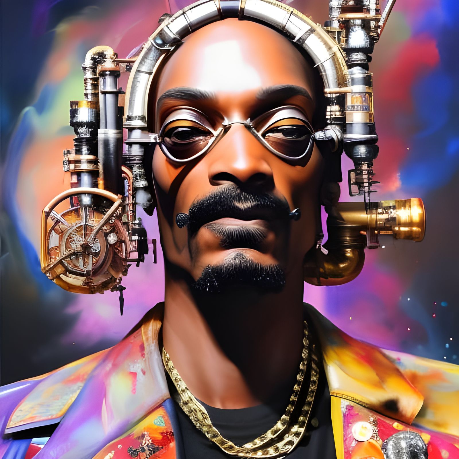 Steampunk Snoop - AI Generated Artwork - NightCafe Creator