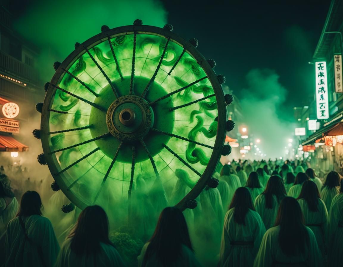 Demon Wheel - AI Generated Artwork - NightCafe Creator