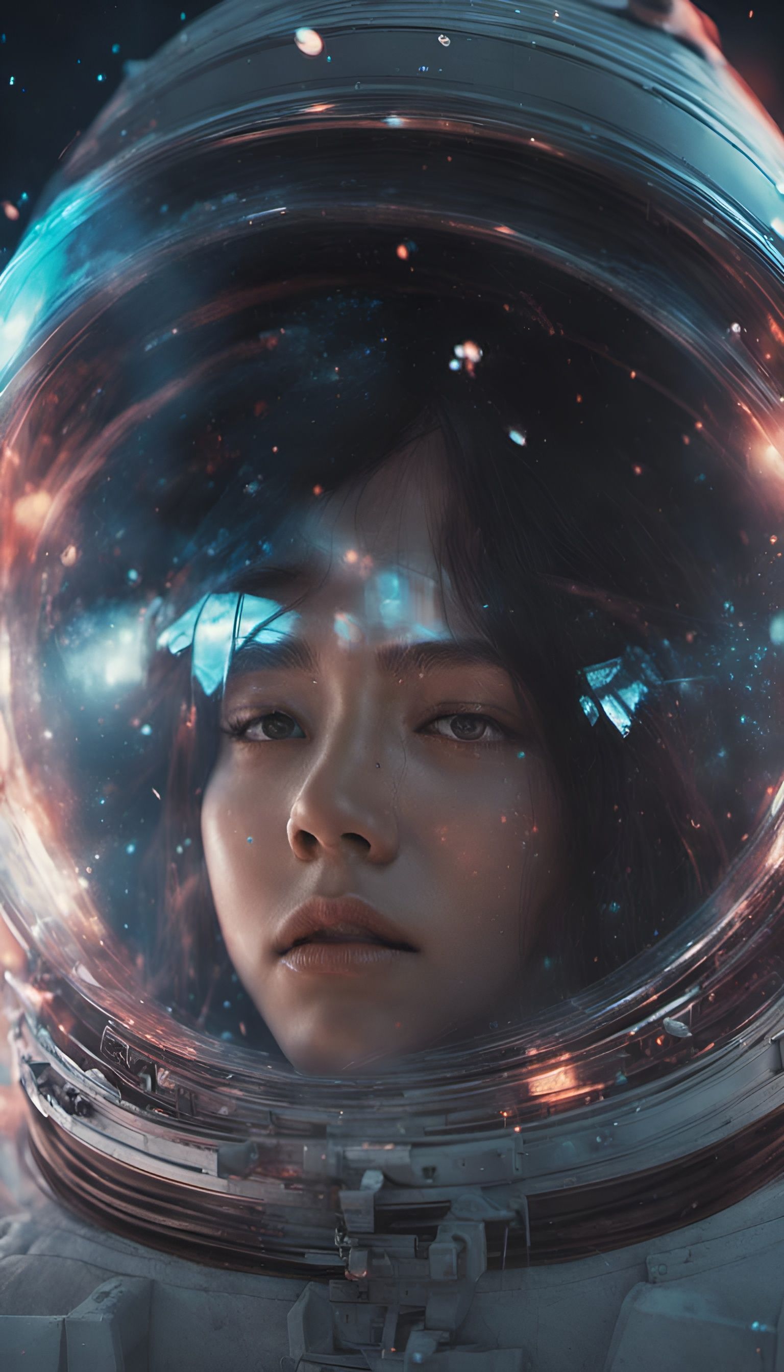 Female Astronaut - AI Generated Artwork - NightCafe Creator