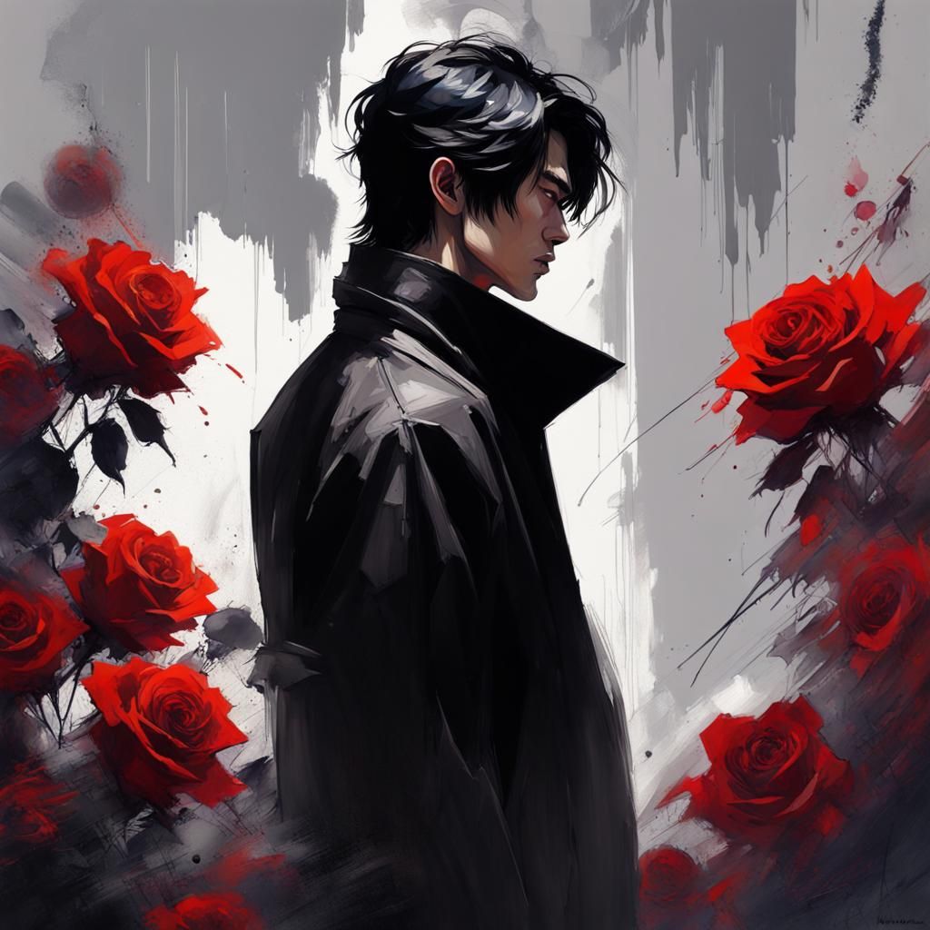 the mysterious male - AI Generated Artwork - NightCafe Creator