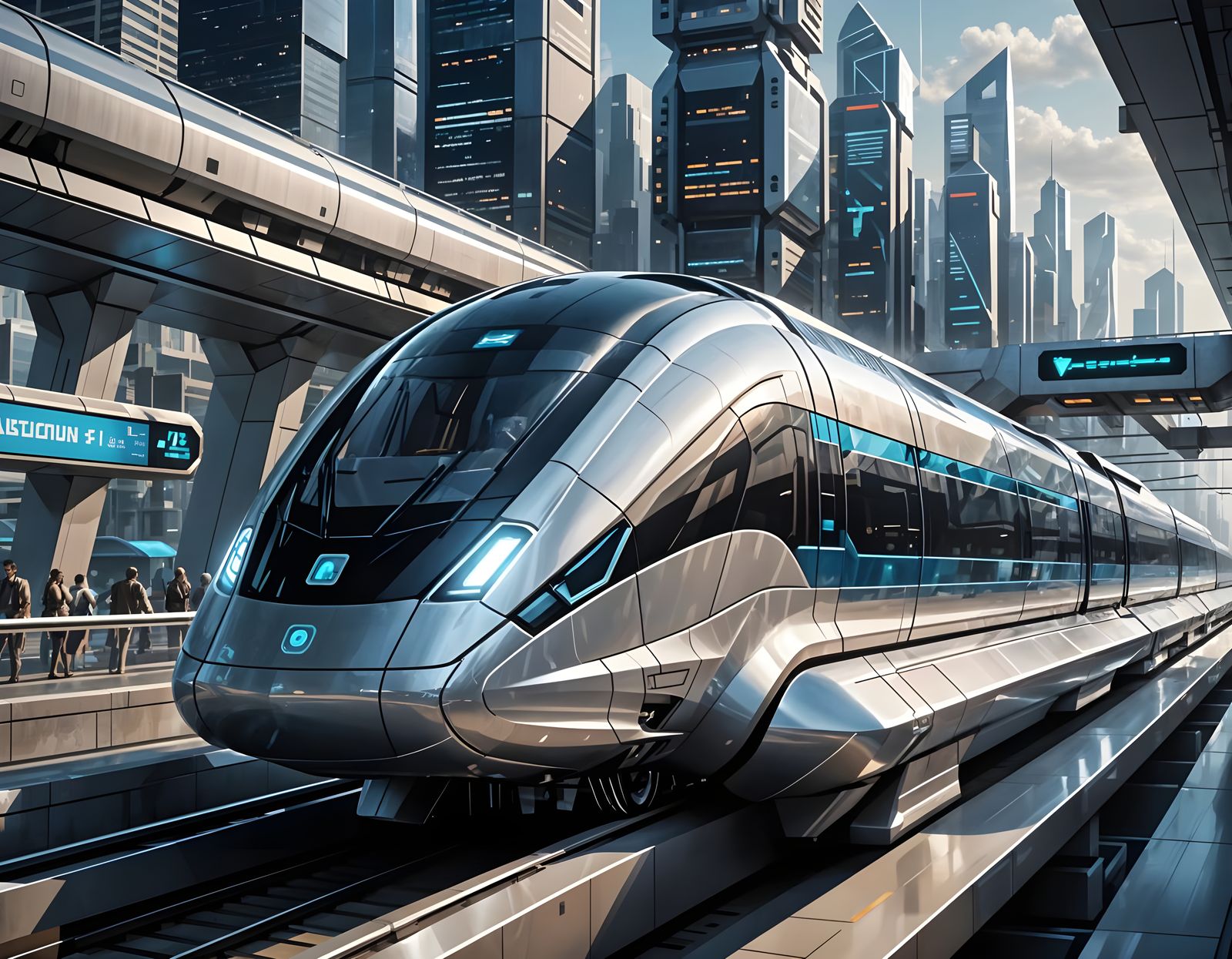 Futuristic Maglev Train - Futuristic Maglev Train