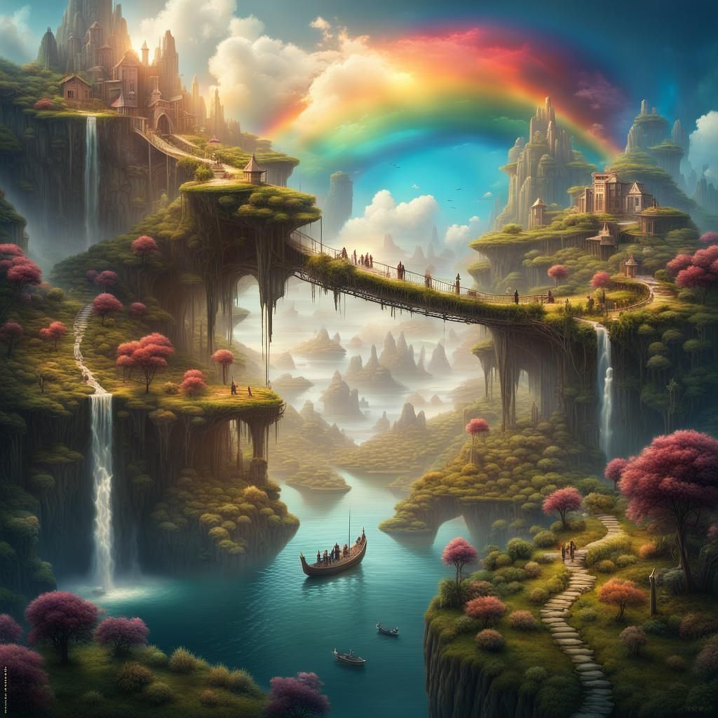Magical realm - AI Generated Artwork - NightCafe Creator
