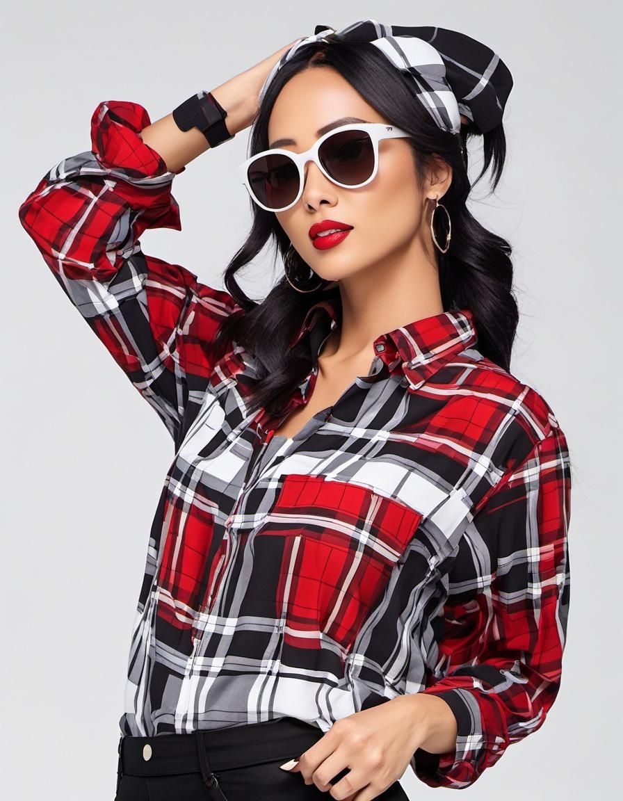 Plaid Pattern - AI Generated Artwork - NightCafe Creator