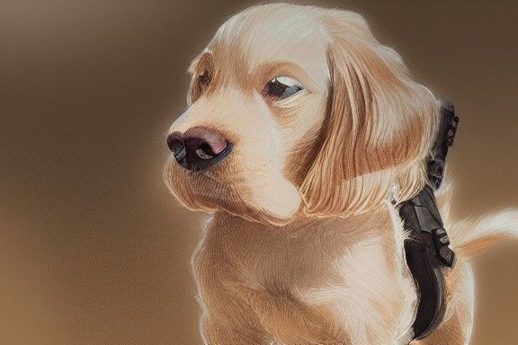 character_concept_art_of_an_anime_light coloured cocker spaniel____cute ...