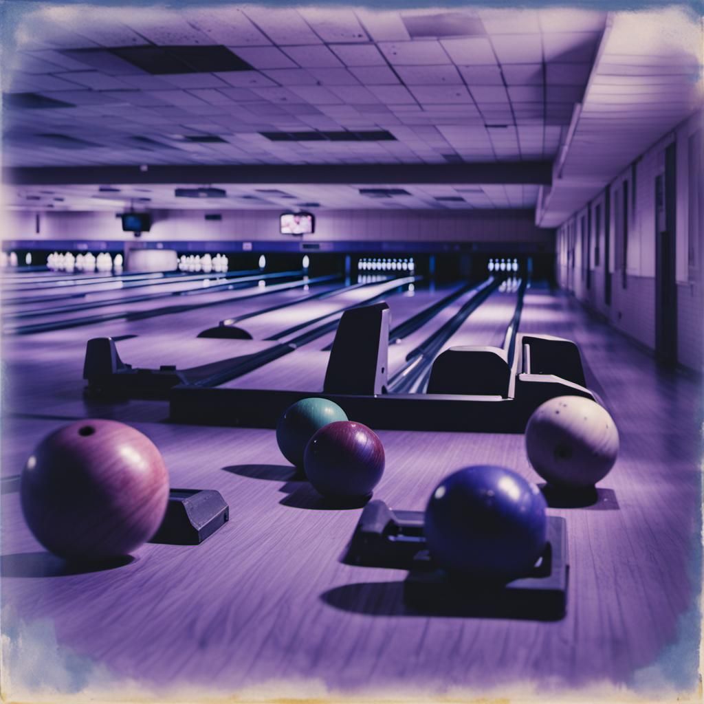 The Abandoned Bowling Alley - AI Generated Artwork - NightCafe Creator