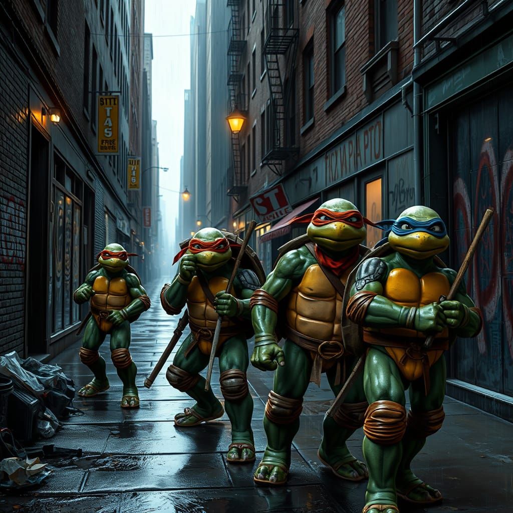 Teenage mutant ninja turtles in real life