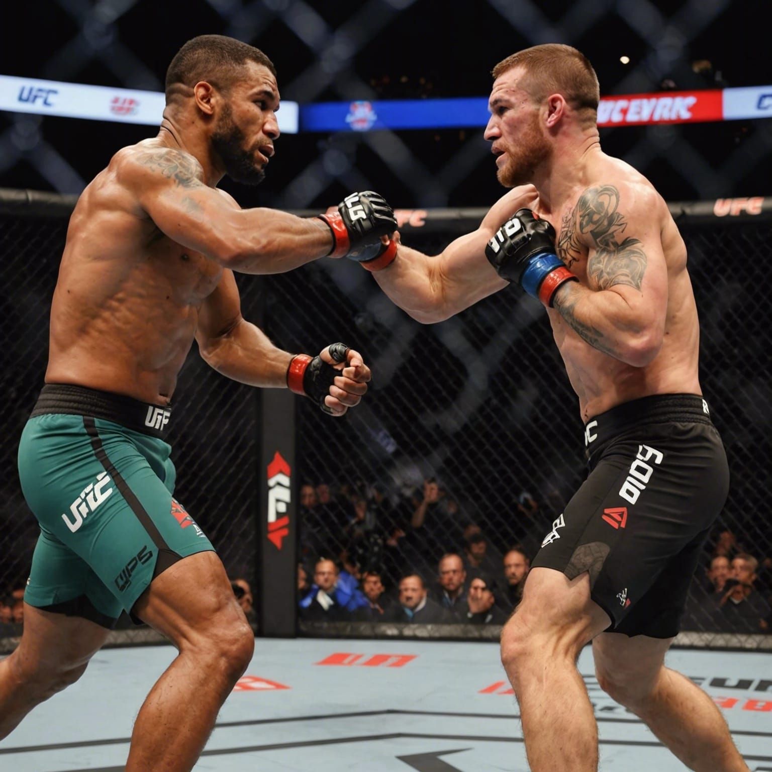 A ufc fight - AI Generated Artwork - NightCafe Creator