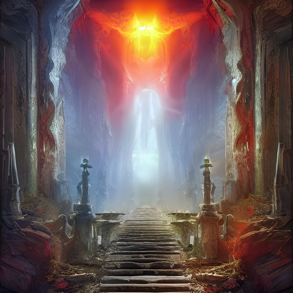 Entrance to hell - AI Generated Artwork - NightCafe Creator