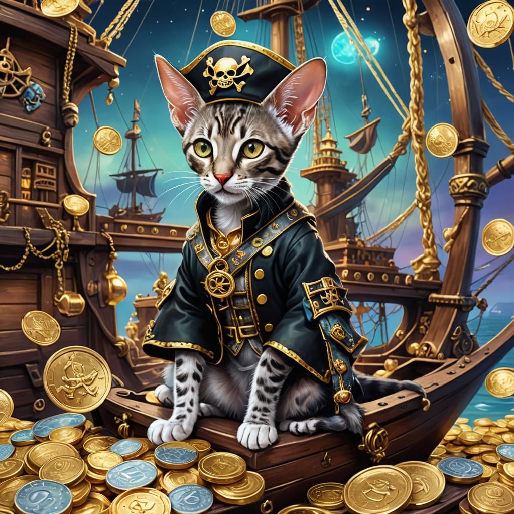 Captain Meow! - AI Generated Artwork - NightCafe Creator