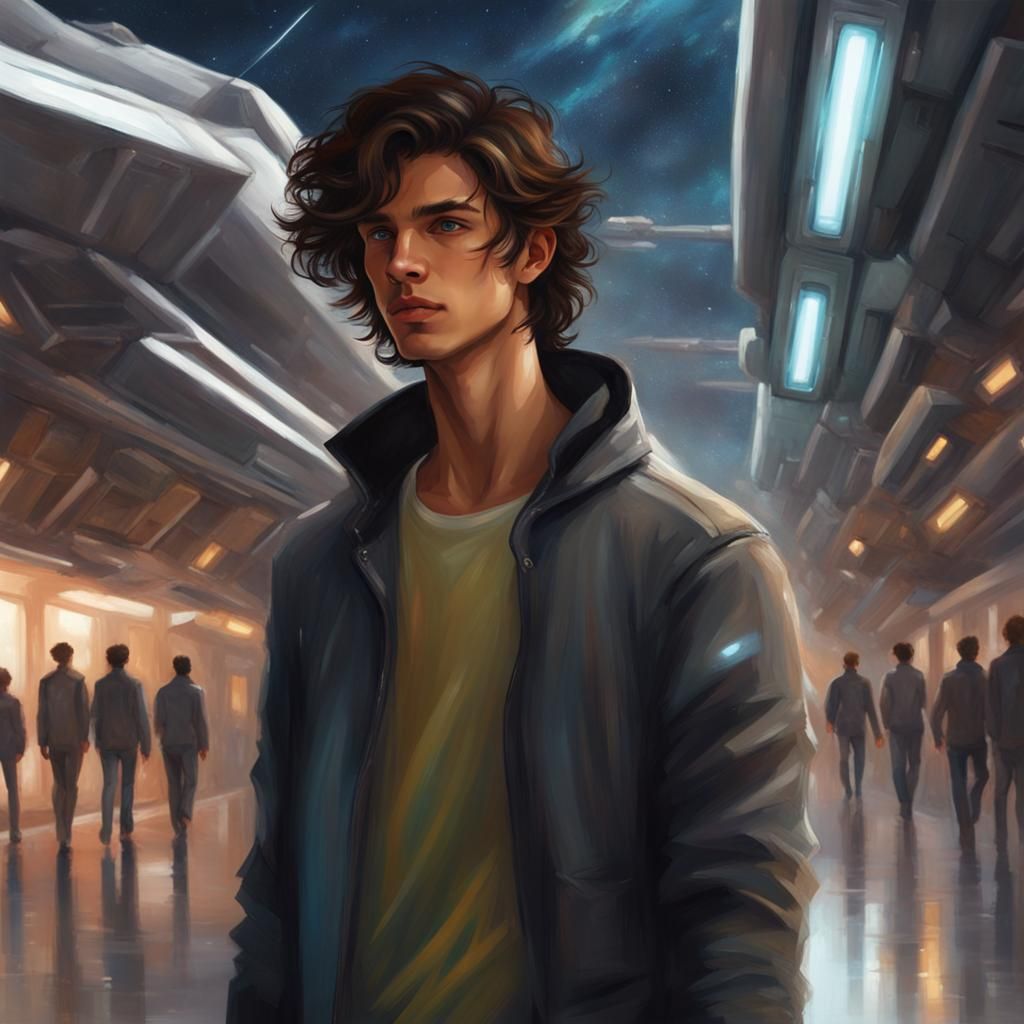 Young Reinaldo Alvarez in the Starport - AI Generated Artwork ...