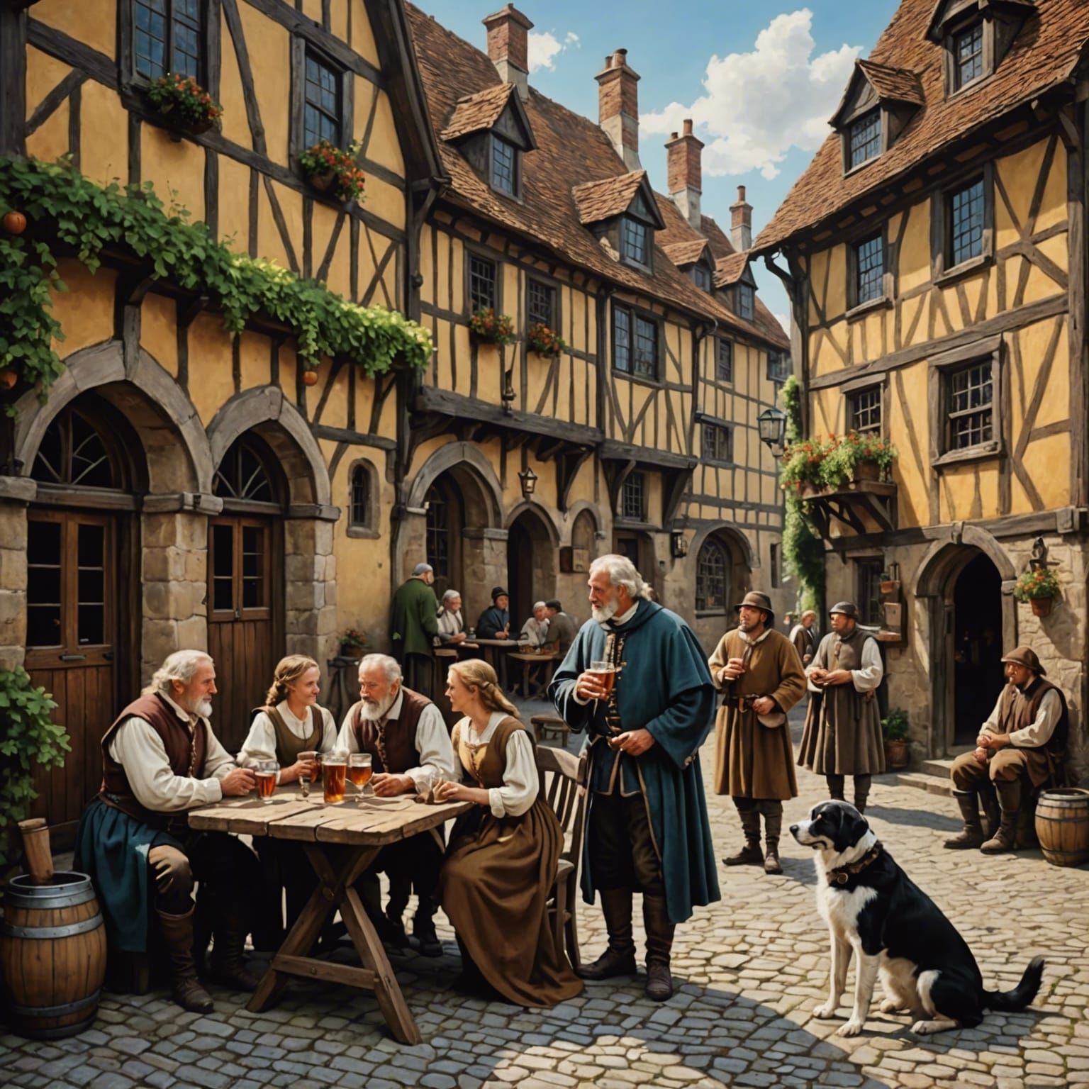Medieval Inn - AI Generated Artwork - NightCafe Creator