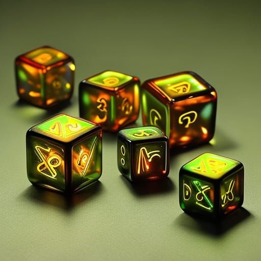 Alien dice 3 - AI Generated Artwork - NightCafe Creator