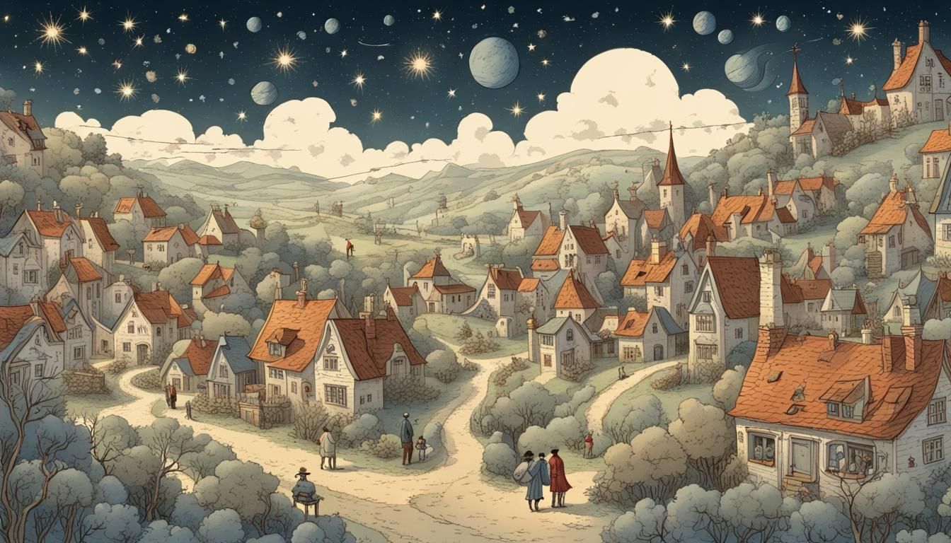 Randolph Caldecott style - AI Generated Artwork - NightCafe Creator