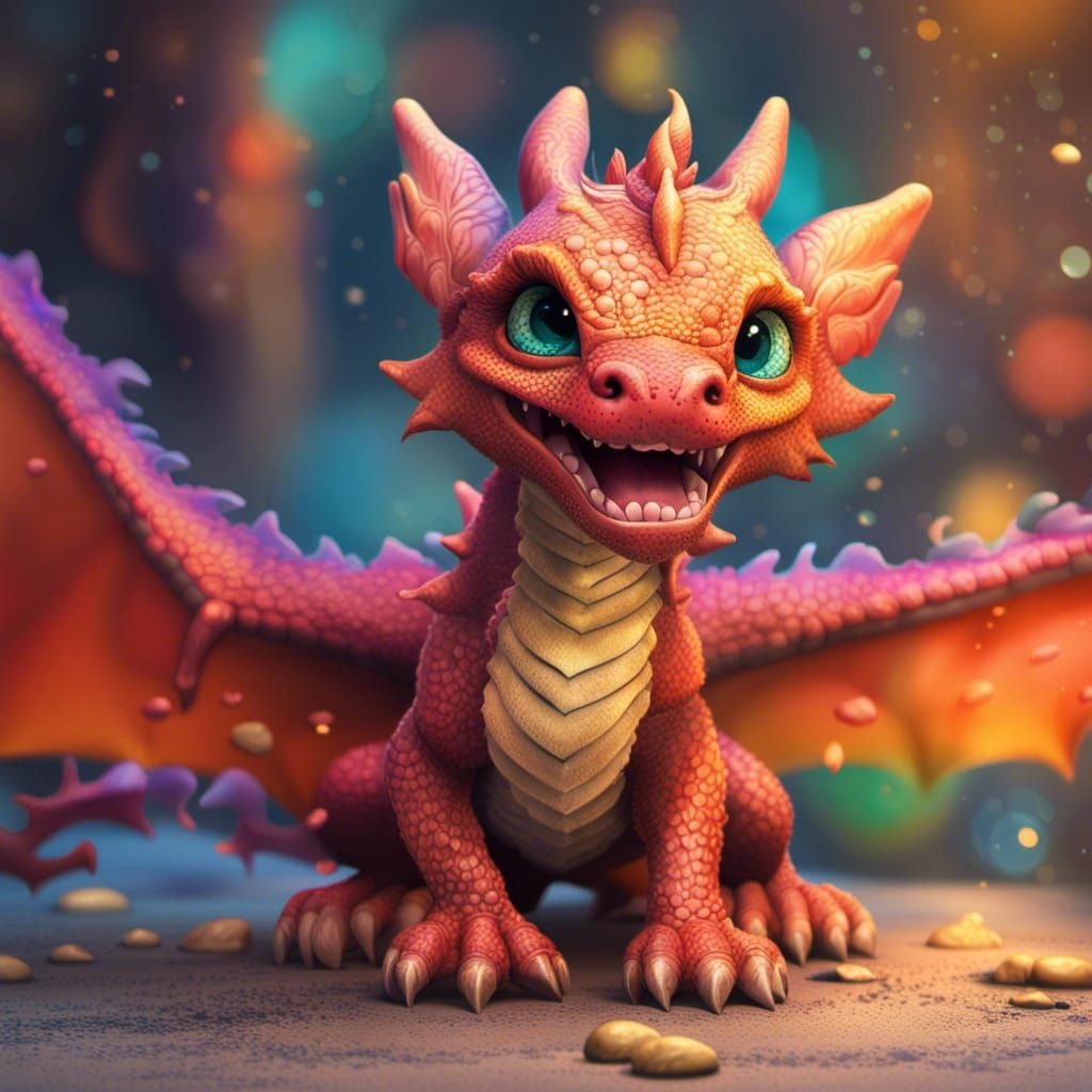 Dragon Whelp - AI Generated Artwork - NightCafe Creator