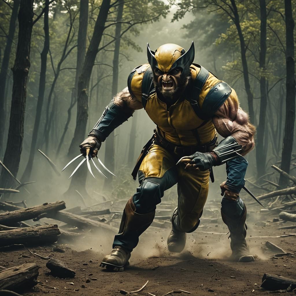 X-men's Wolverine - AI Generated Artwork - NightCafe Creator