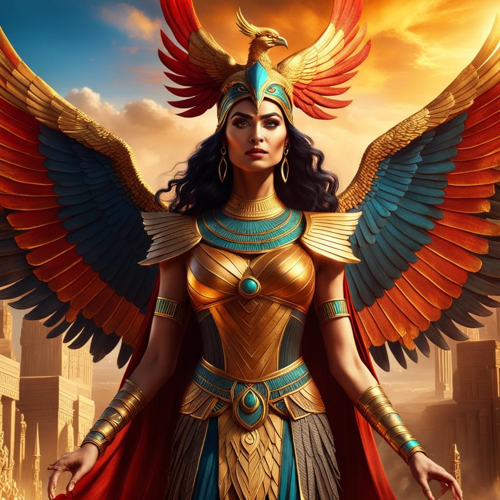 The Phoenix of Egypt - AI Generated Artwork - NightCafe Creator