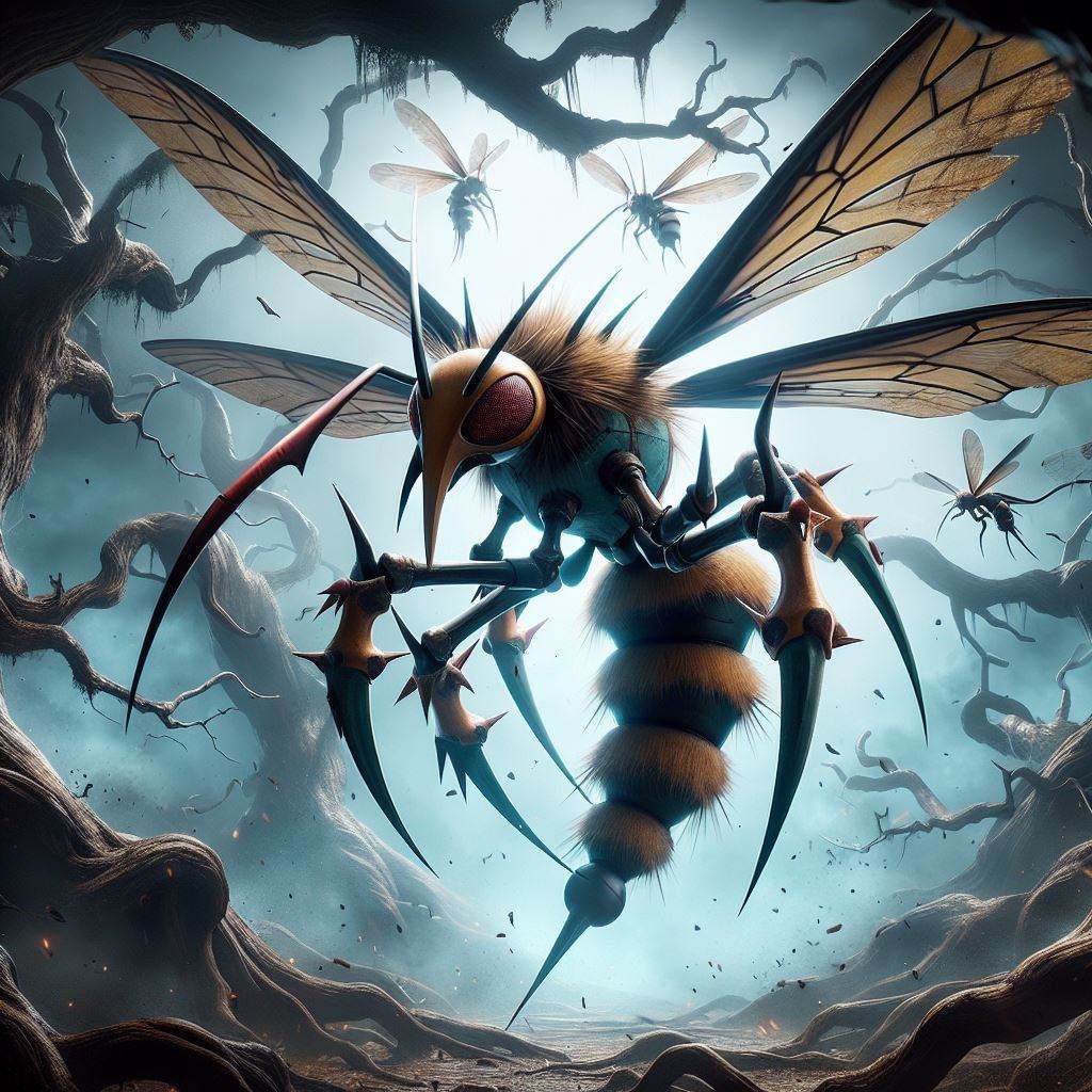 Anti-Beedrill - AI Generated Artwork - NightCafe Creator