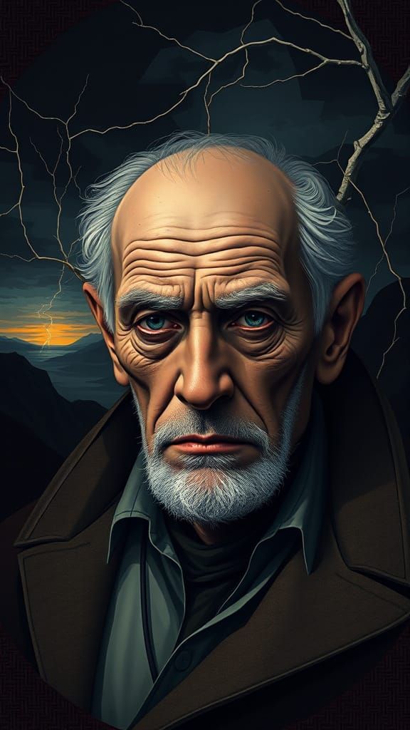 Epilogue of a life well lived Tim Burton contrasting colors deep color ...