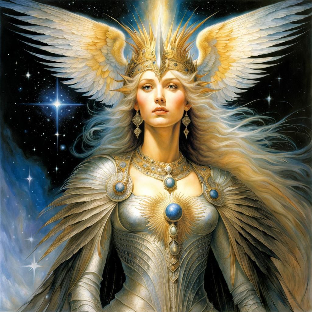 Sigrun "Valkyrie Queen" - AI Generated Artwork - NightCafe Creator