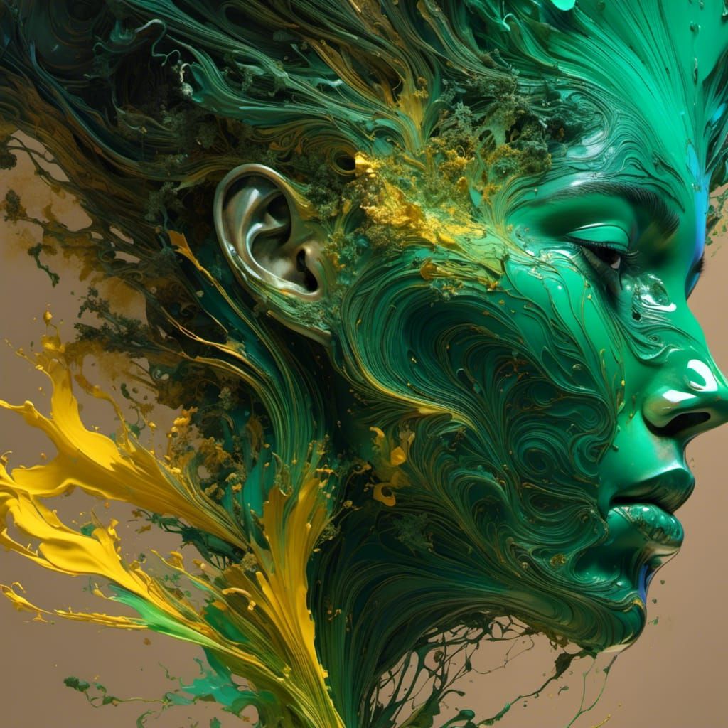 Organic Portrait - AI Generated Artwork - NightCafe Creator