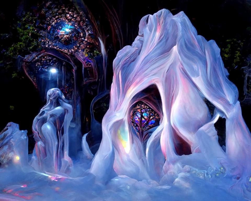 mystical spirit realm of stunning amazing alluring dazzling sparkling ...