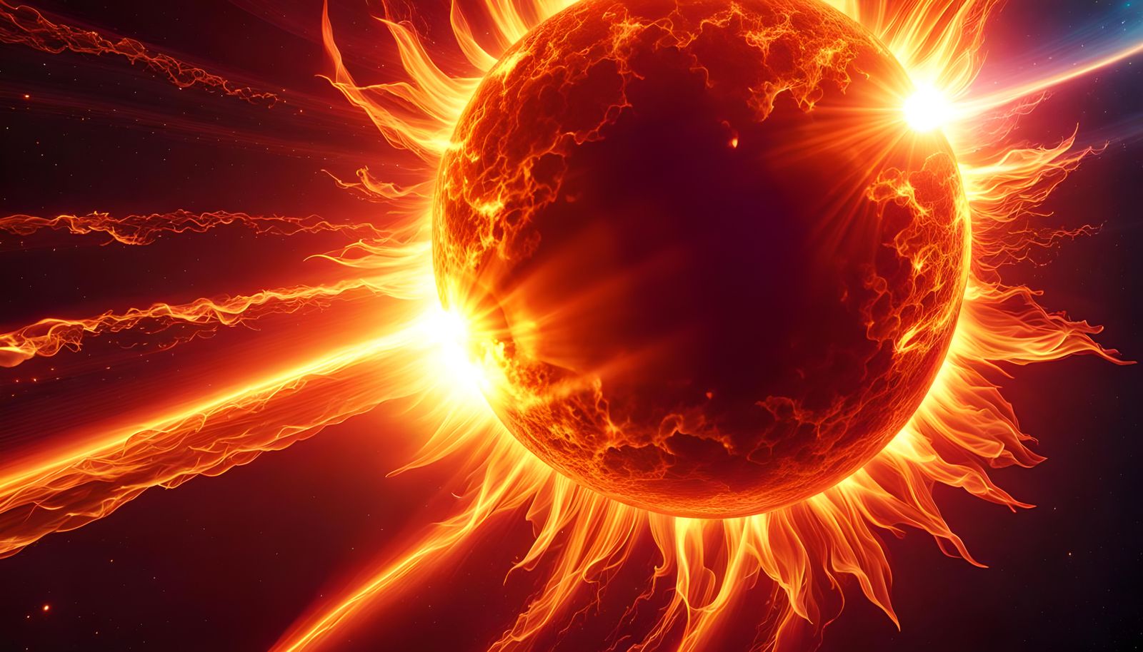 Solar Flare - AI Generated Artwork - NightCafe Creator