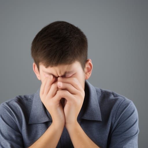 A young man with hurt feelings - AI Generated Artwork - NightCafe Creator