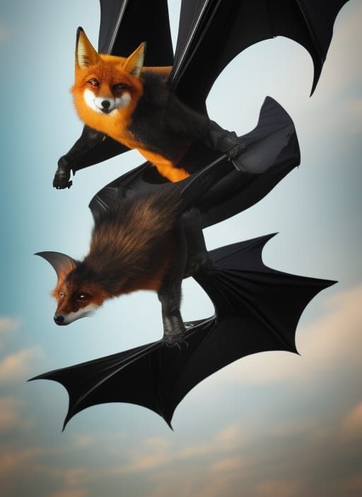 The True Flying Fox - AI Generated Artwork - NightCafe Creator