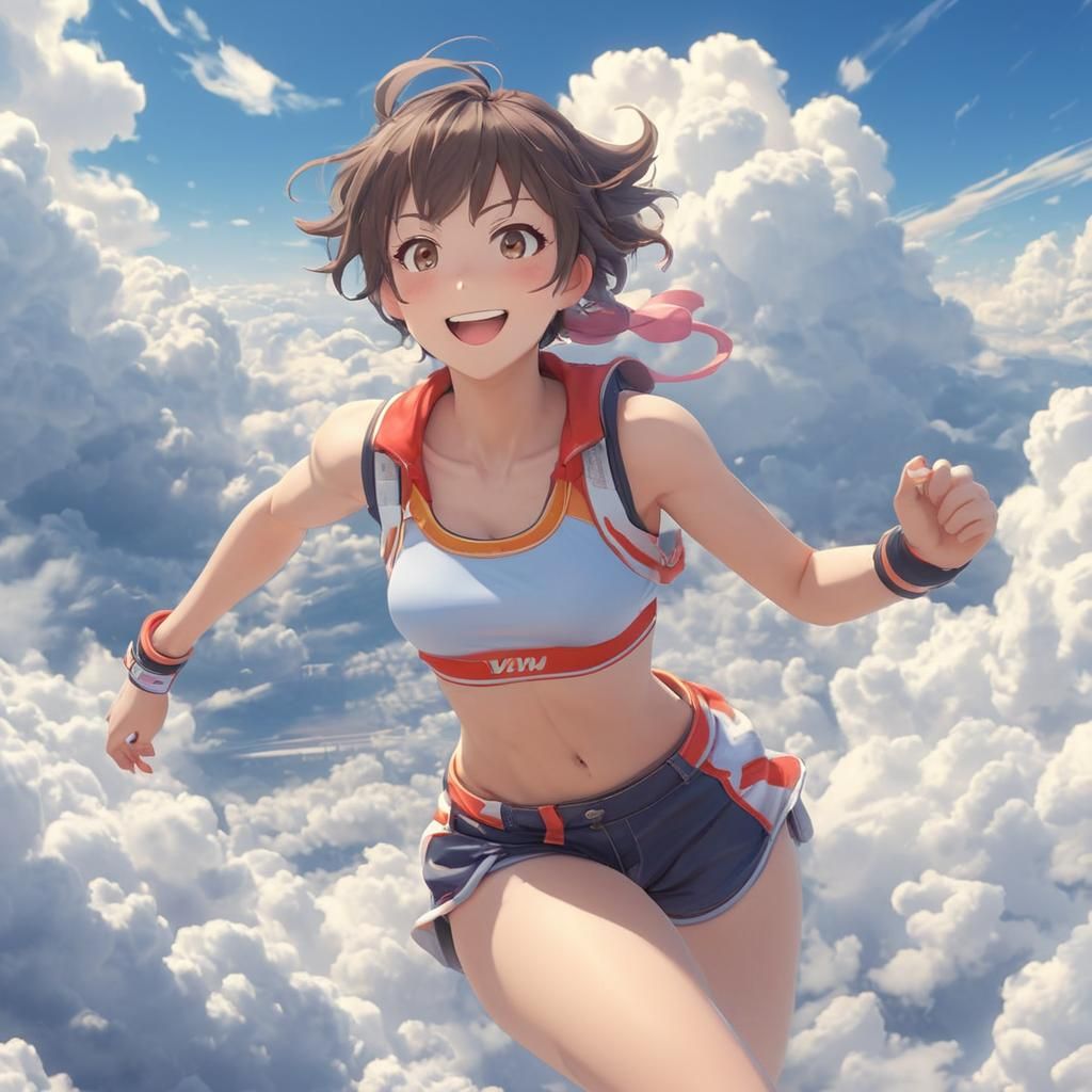 Cloud Racing Newcomer - AI Generated Artwork - NightCafe Creator