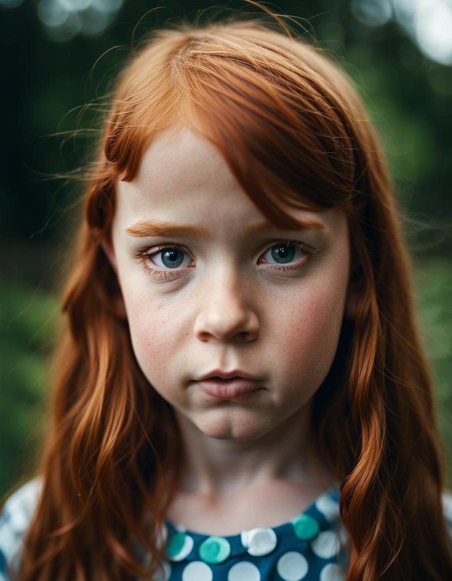 redhead girl with face #3 - AI Generated Artwork - NightCafe Creator