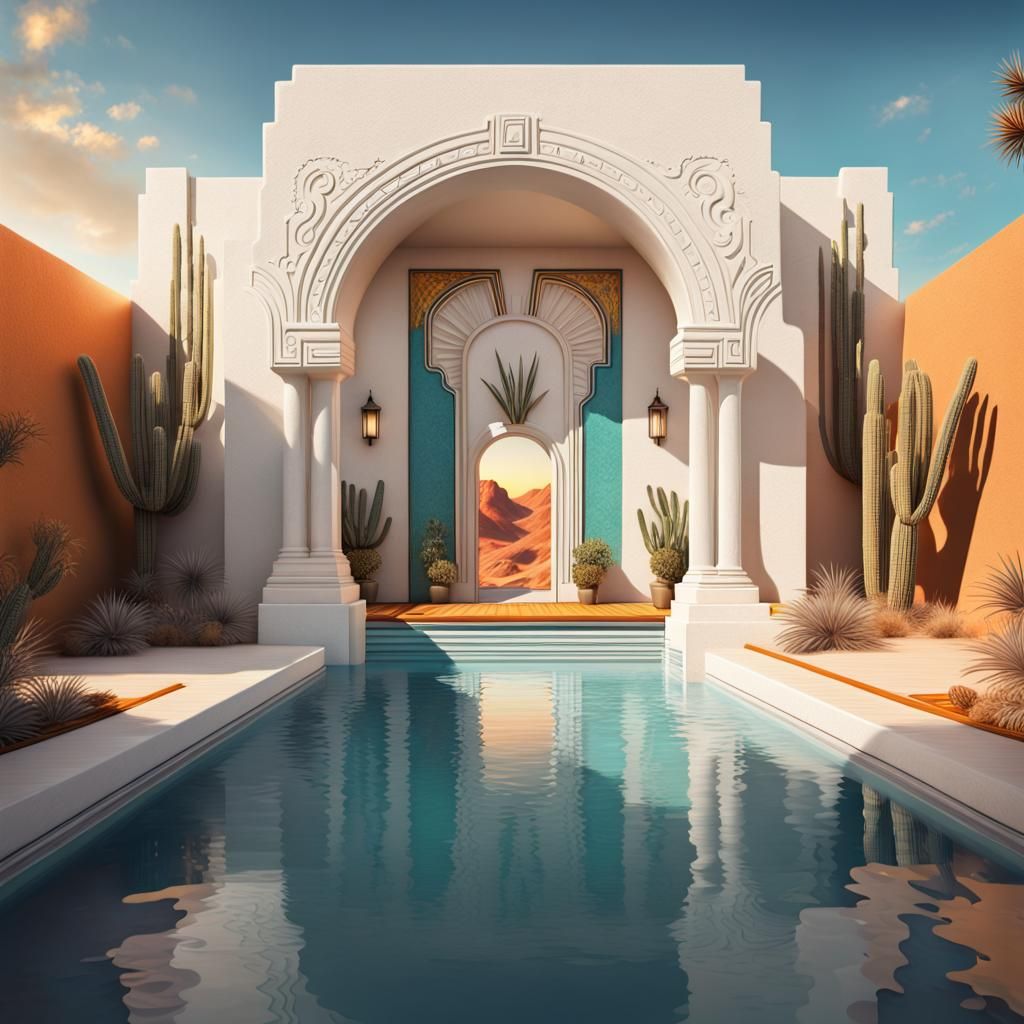 Pool - AI Generated Artwork - NightCafe Creator