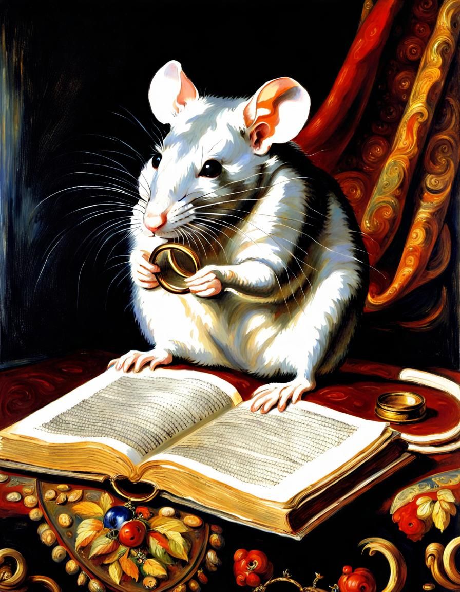 Alphabet Challenge: R for Reading Rat - AI Generated Artwork ...