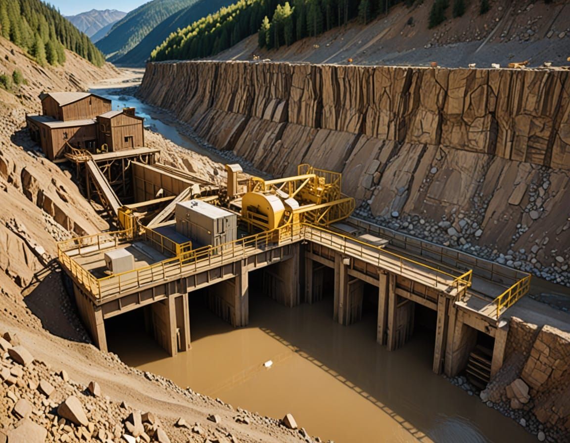 Gold mine flood control mechanism - Surreal Water Management...