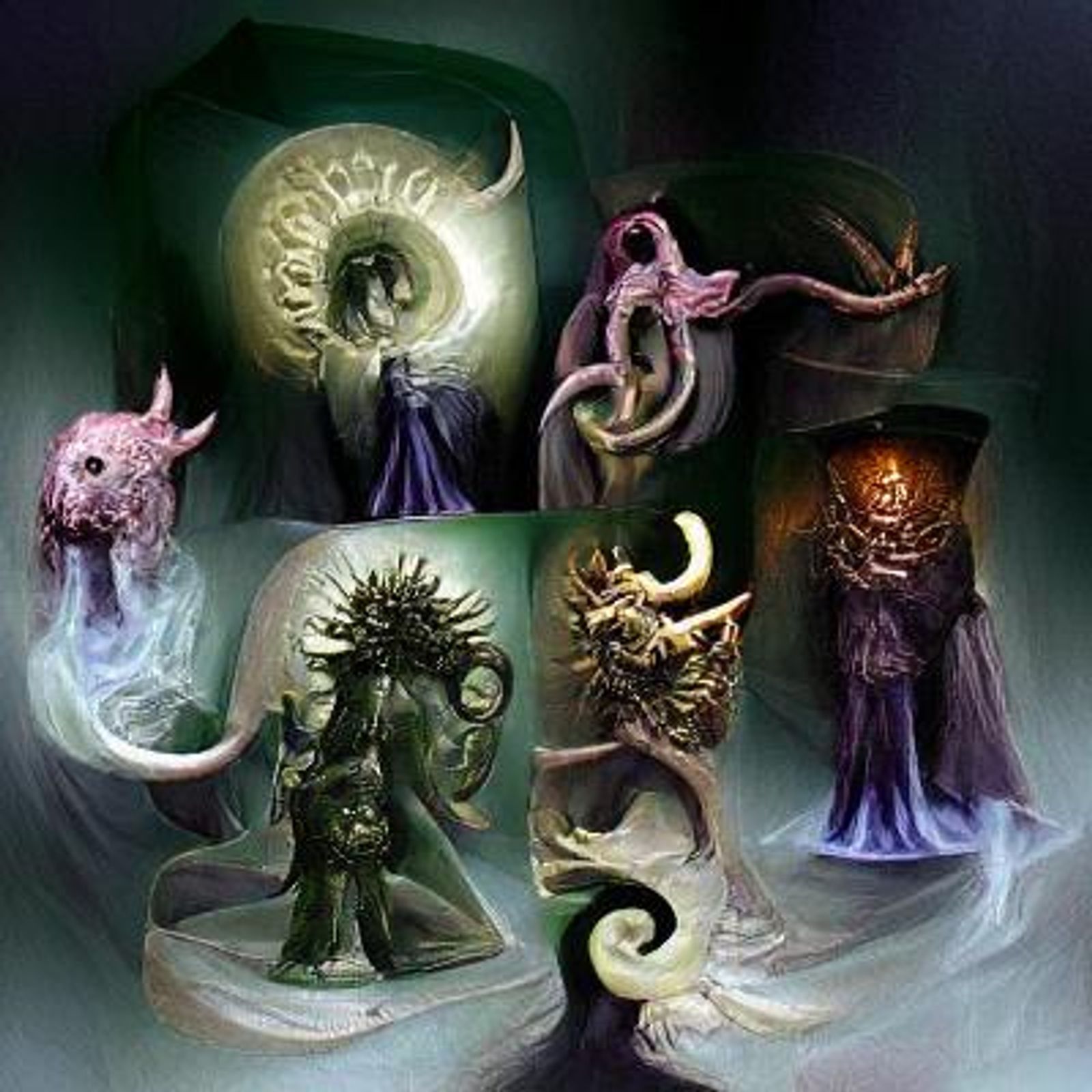 Pantheon of Eldritch Deities - AI Generated Artwork - NightCafe Creator