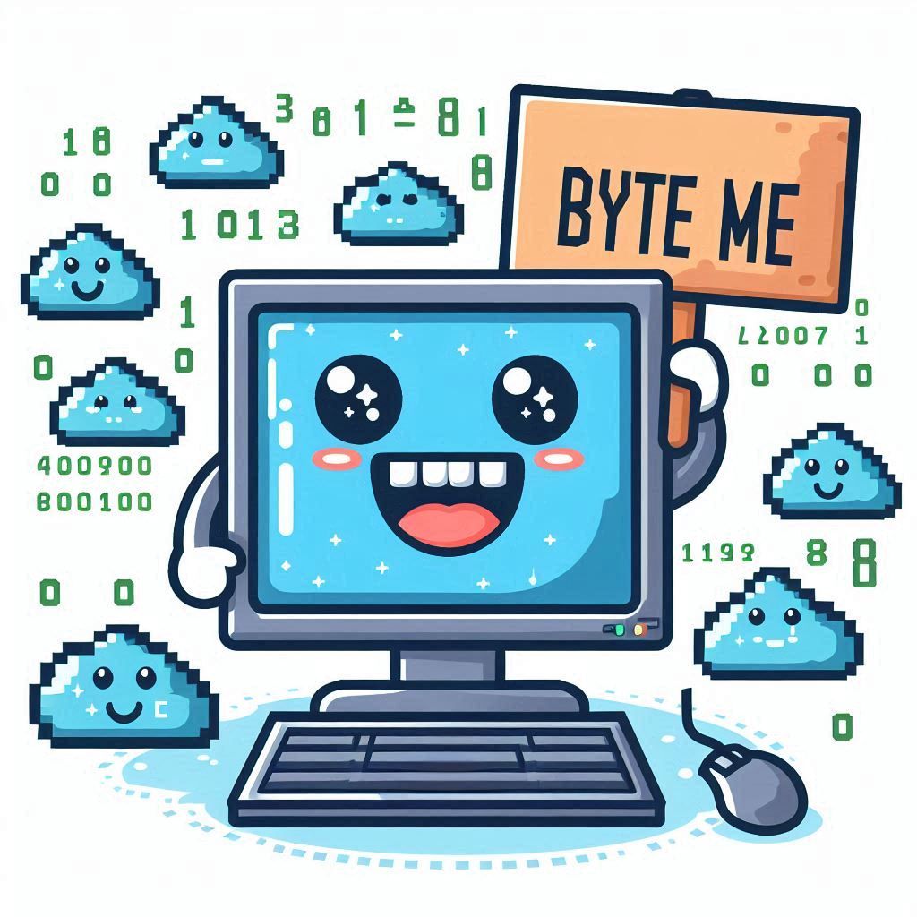 Byte Me! 😂🖥🖱 - AI Generated Artwork - NightCafe Creator