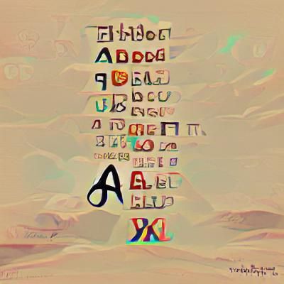 The Alphabet - AI Generated Artwork - NightCafe Creator