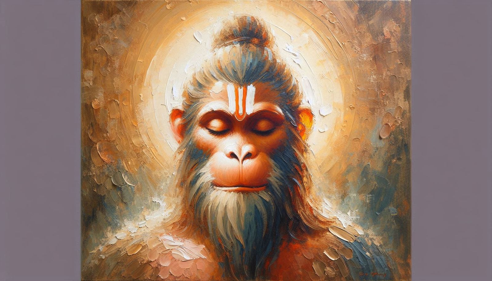 Hanuman Portrait - AI Generated Artwork - NightCafe Creator