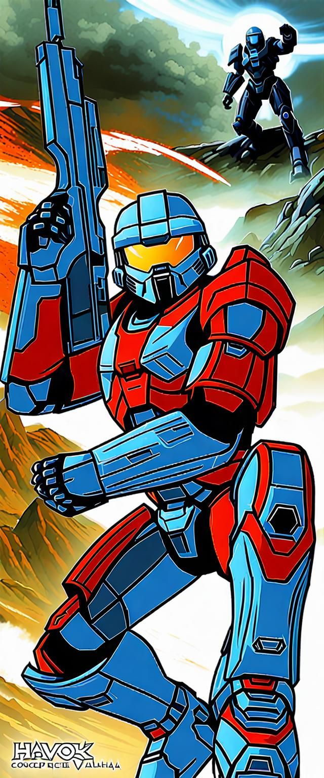 Halo 3: The Reach Valleys - AI Generated Artwork - NightCafe Creator